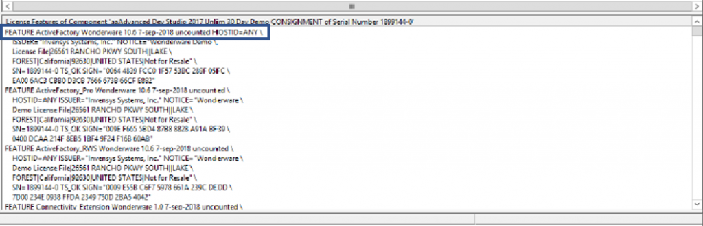 Verificación de Licencias Wonderware Instaladas - Wonderware North Mexico